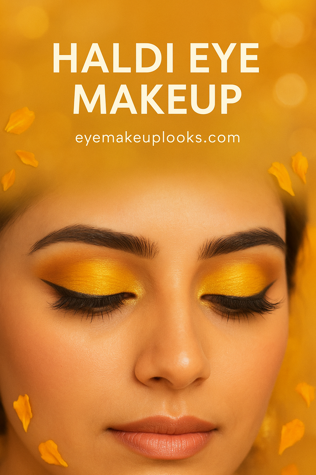 Haldi Eye Makeup: The Ultimate Guide to Golden Glamour for Weddings ...