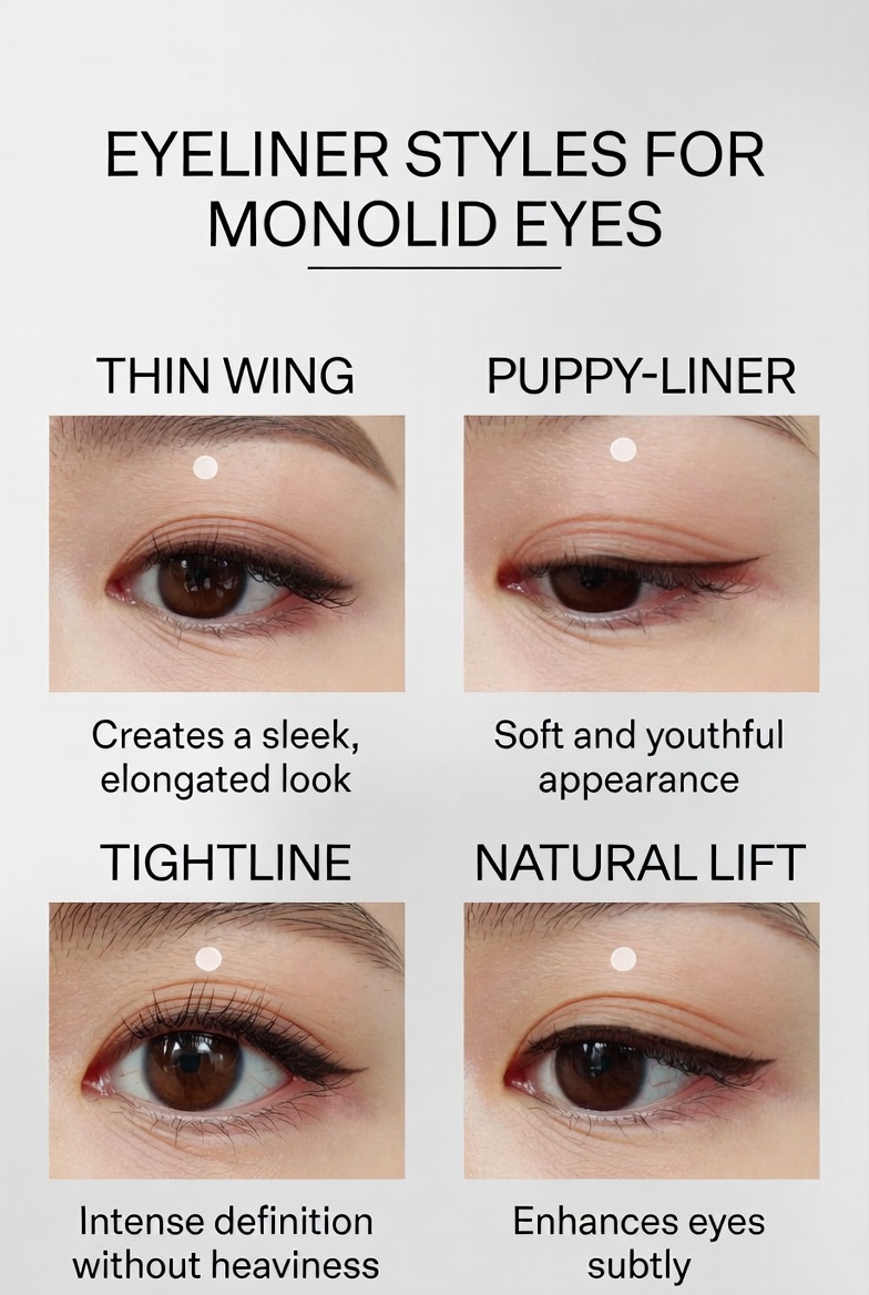 Easy Eye Makeup Ideas for Monolid Eyes