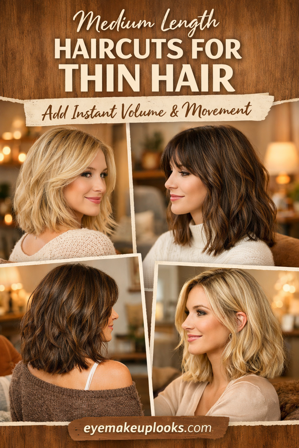 12 Medium Length Haircuts That Give Thin Hair More Body