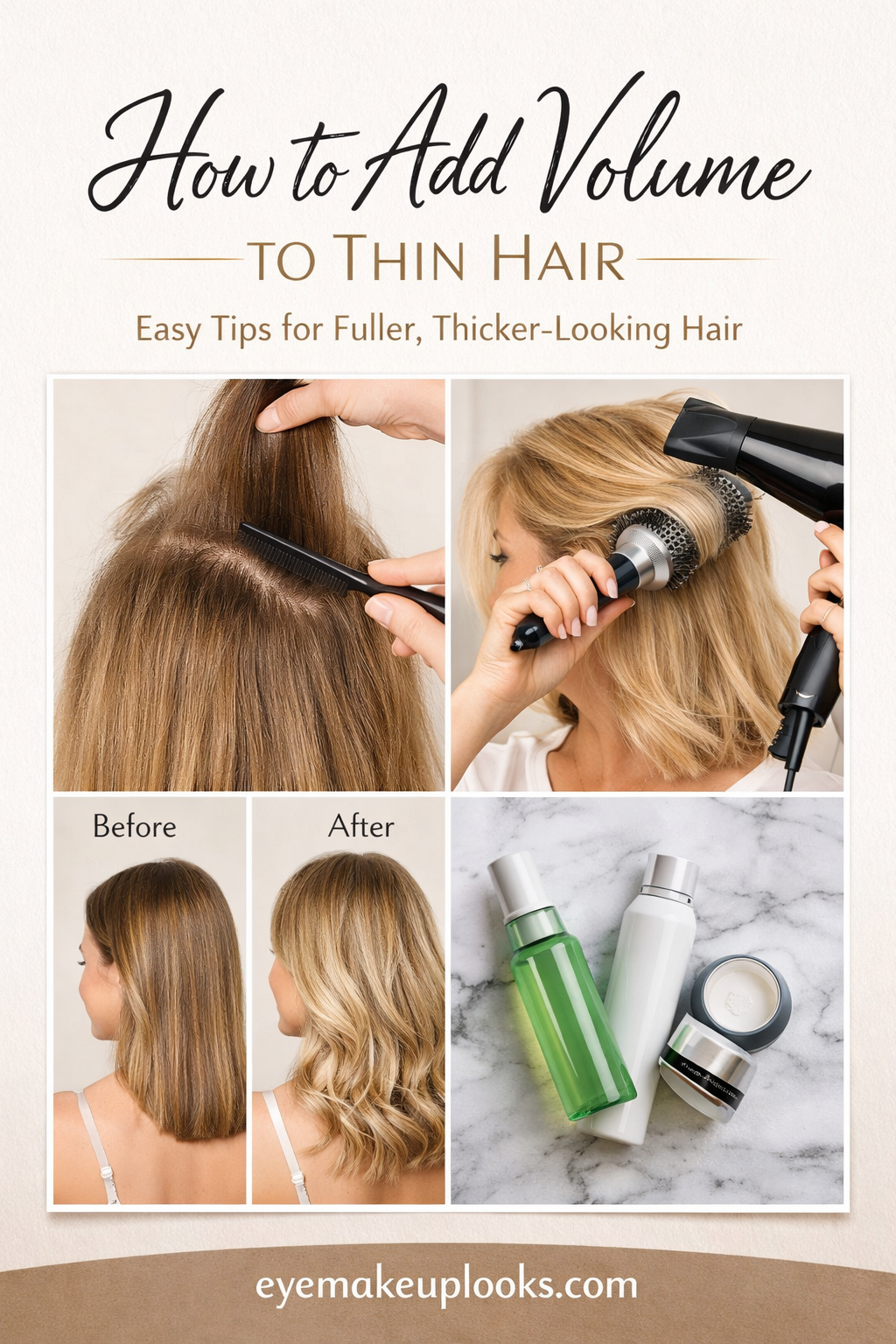 15 Smart Ways to Add Volume to Thin Hair Naturally